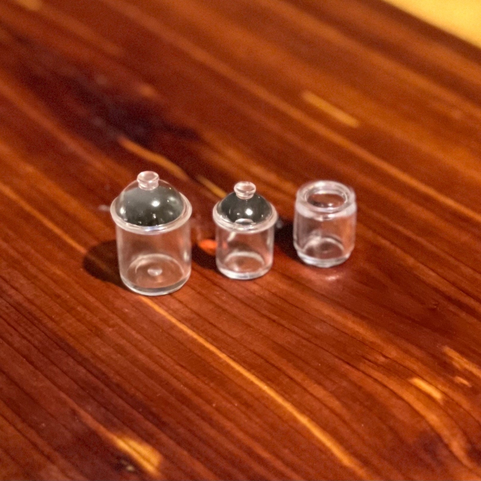 Miniature Jars, Mini Candy Jar With Removable Lid, Dollhouse Miniature ...