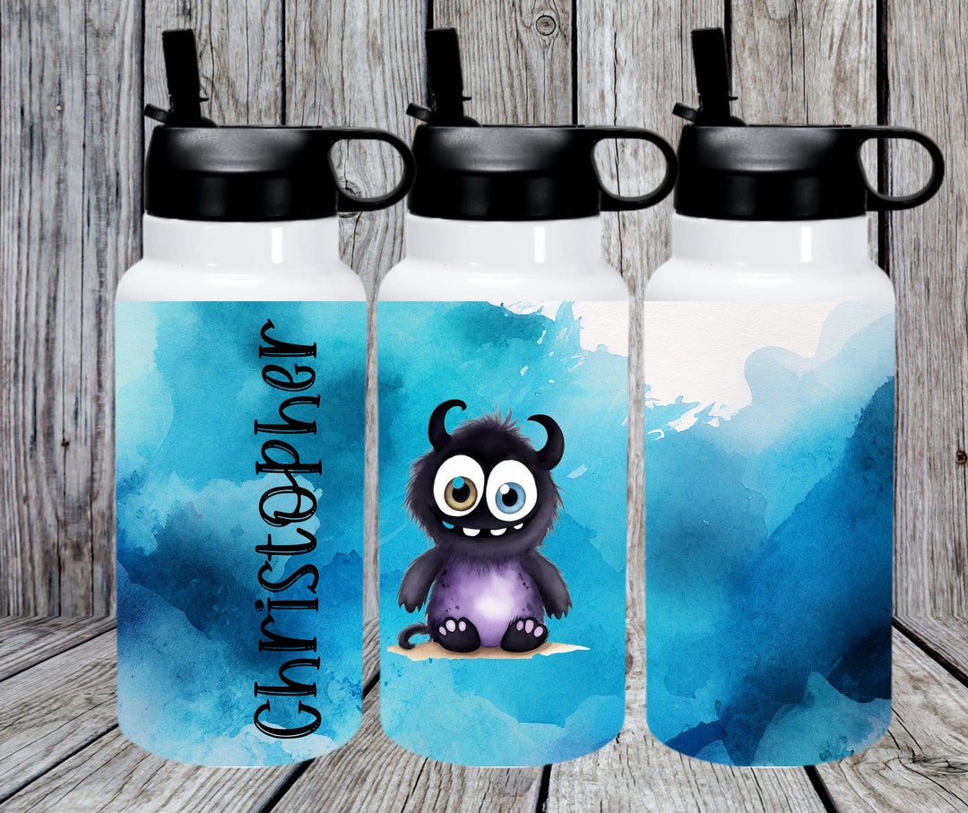 Personalized Water Bottle School Water Bottle Fun Water - Etsy