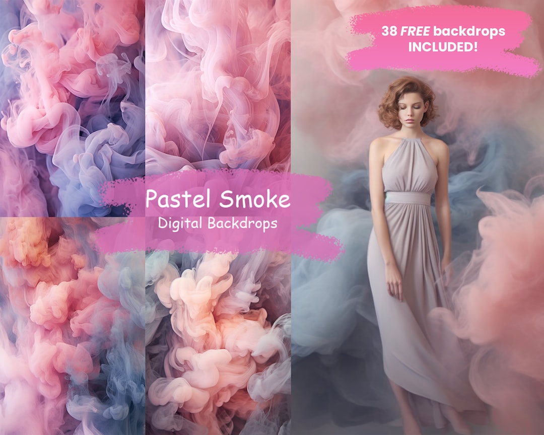 15 Pastel Smoke Backdrops Fine Art Smoke Backdrops Maternity Backdrops ...
