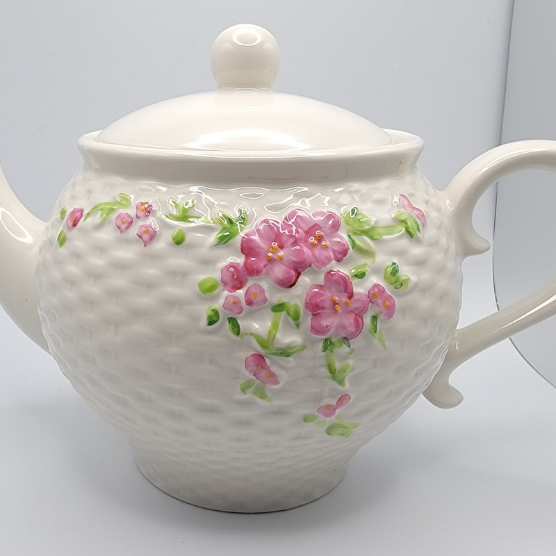 Cream Teapot - Etsy