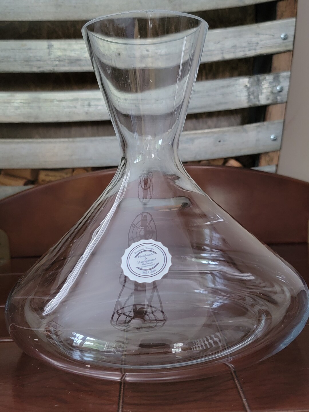 Wine Decanter, Hand Made in Romania by Stil Glass - Etsy