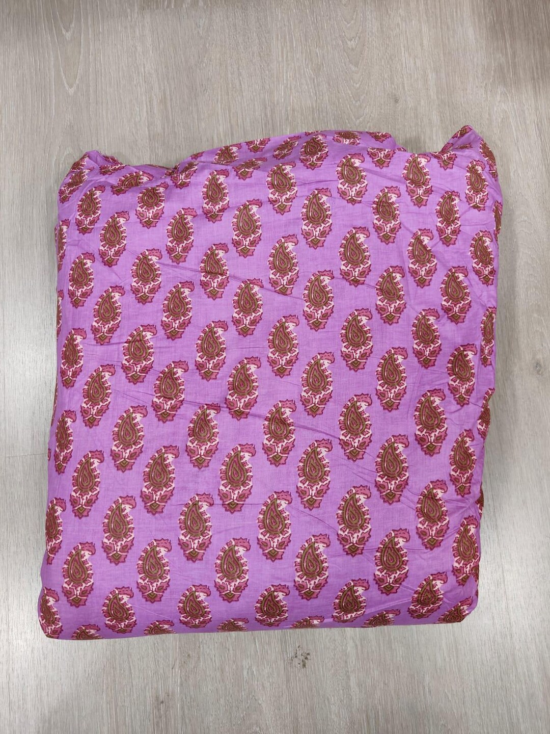 Buti Print Cotton Fabric by the Yard: Ethnic Dressmaking Material - Etsy