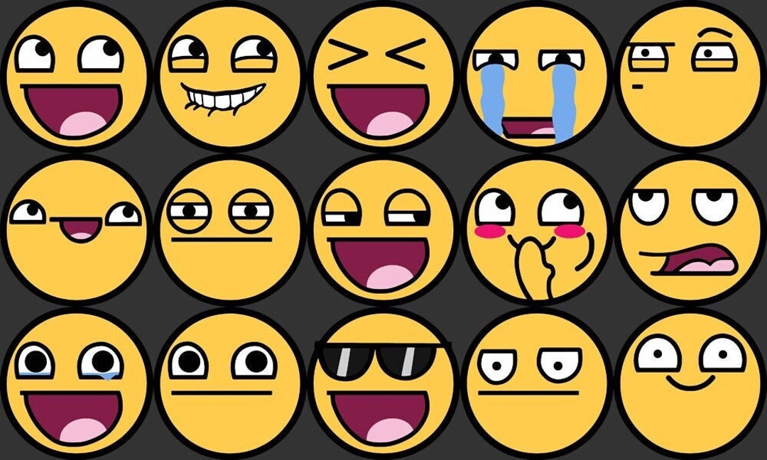 Emoji Pack of 15 Awesome and Unique Emoticons in Vector Format (ai, Pdf ...