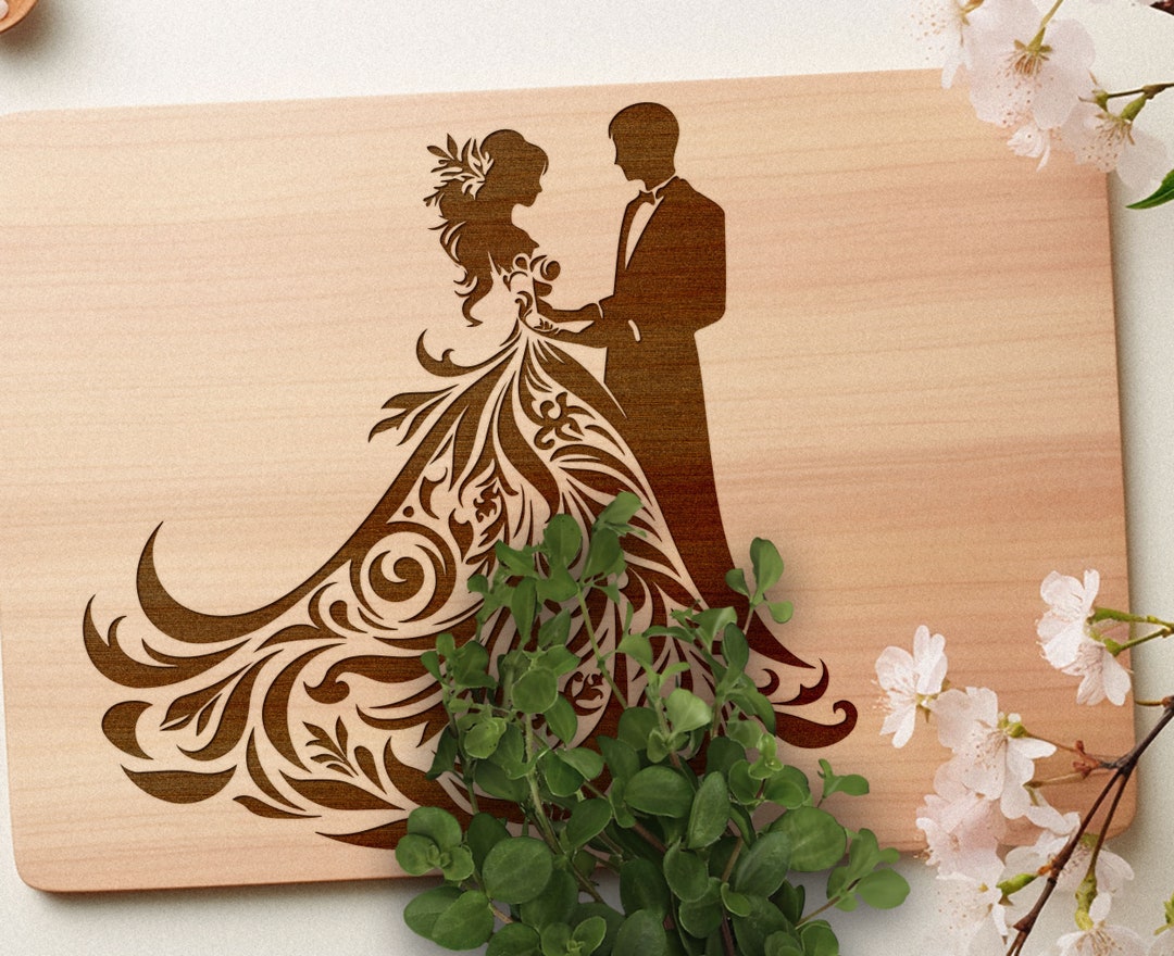 Wedding SVG, Marriage SVG, Couple Vector Design for Cutting Machines ...