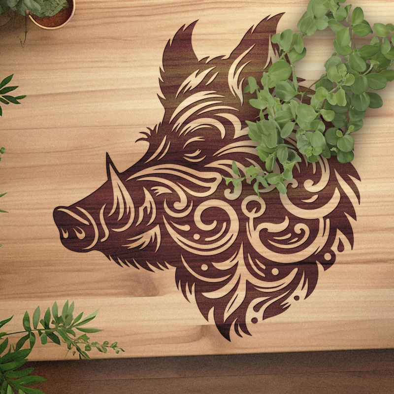 Wild Hog - Etsy