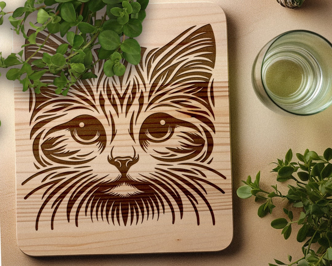 Kitten SVG, Kitty Vector Design for Cutting Machines, Cat PDF, Cat SVG ...