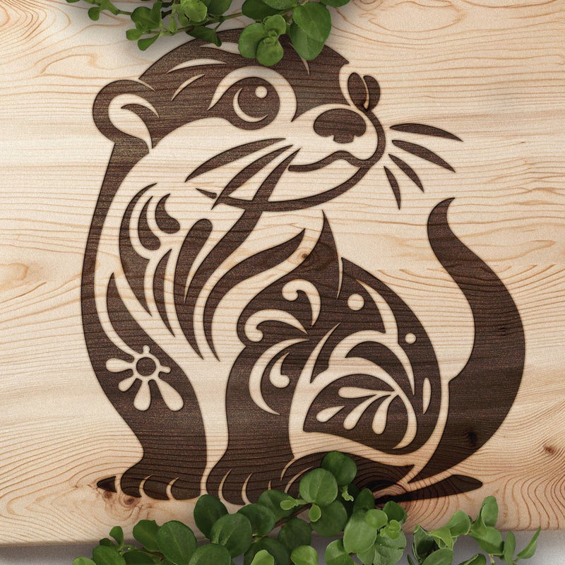 Otter Cutting Files - Etsy