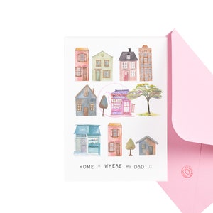 Fathers Day Card, Printable New Home Card, Dad Birthday Card, Fathers ...