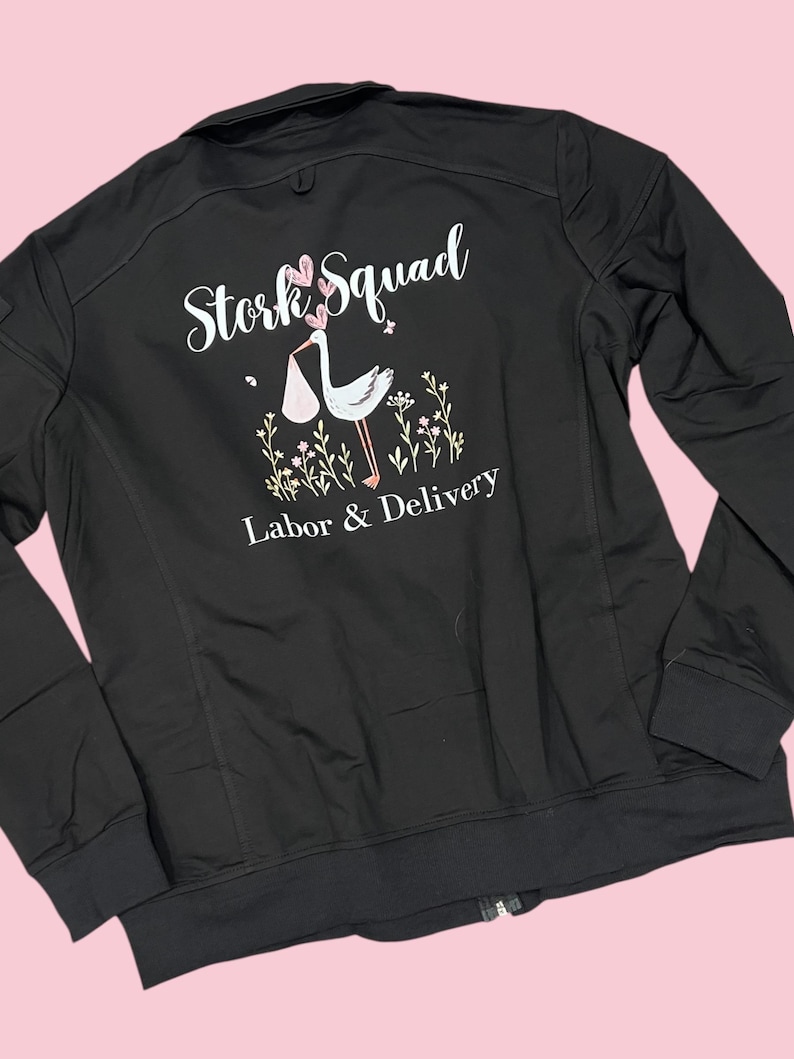 Jacket-labor and Delivery, Stork - Etsy