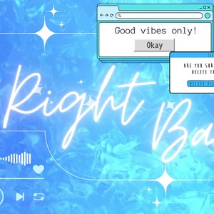 Stary Blue Oceans Stream Package Animated Stream Overlay Screen Twitch ...