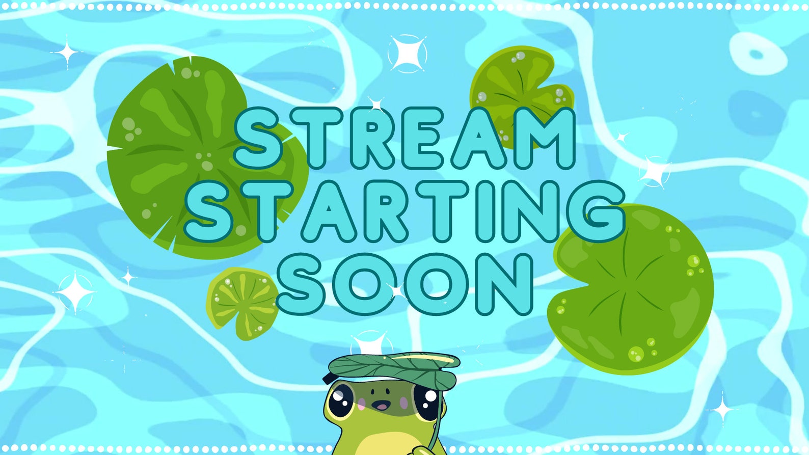 ANIMATED Lofi Froggy Twitch Overlays /frog Pond / Froggy/pond / Lofi ...