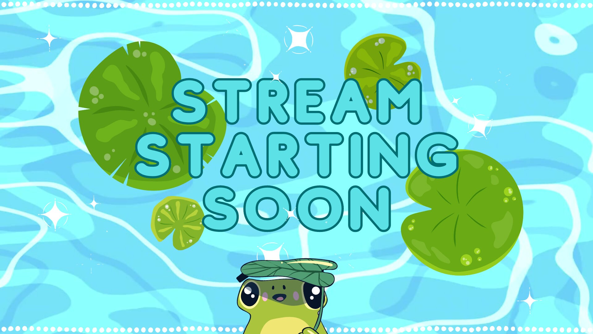 ANIMATED Lofi Froggy Twitch Overlays /frog Pond / Froggy/pond / Lofi ...