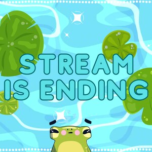 ANIMATED Lofi Froggy Twitch Overlays /frog Pond / Froggy/pond / Lofi ...