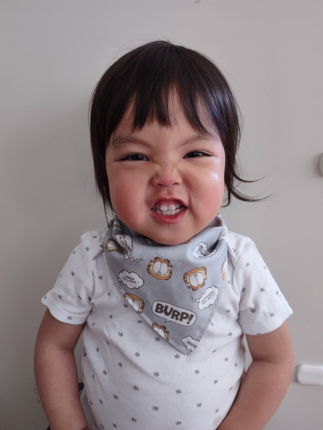 Garfield Drool Bib Bandana Dribble Bibdana Baby Infant - Etsy