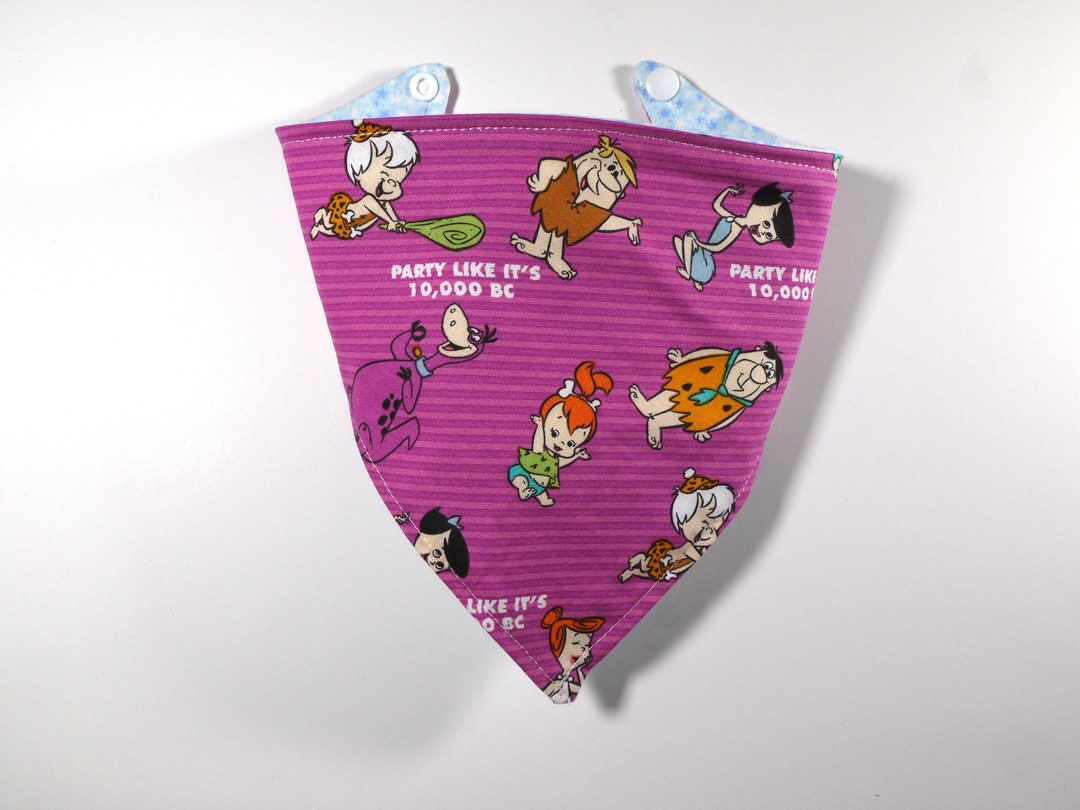 The Flintstones, Drool Bib Bandana Dribble , Baby Infant Toddler Puppy ...