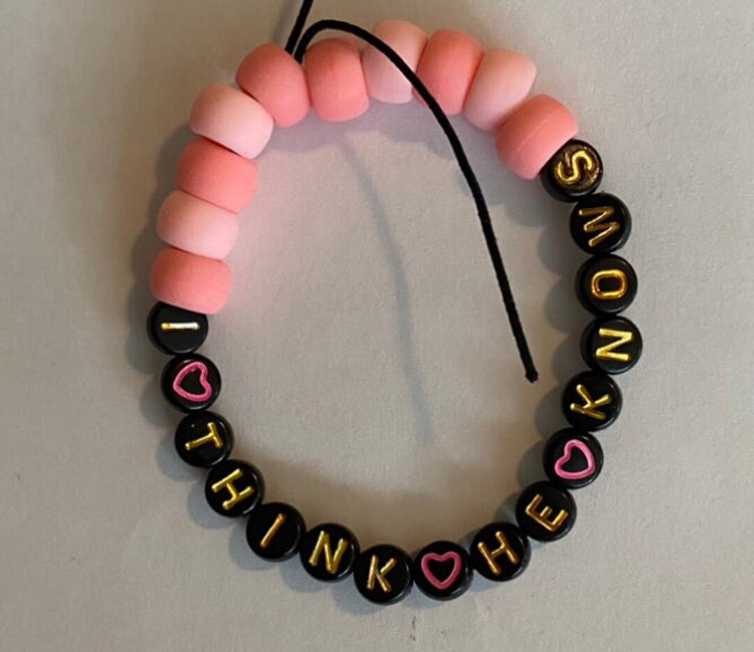 Taylor Swift Lover i Think He Knows Bracelet - Etsy