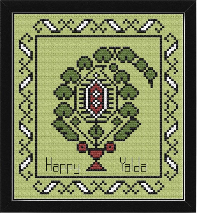 The Solstice Evergreen, A Cross Stitch Pattern - Etsy