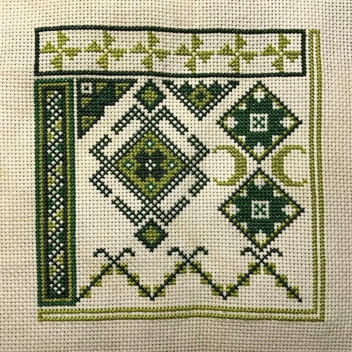 Balochi Moons, A Cross Stitch Sampler Pattern - Etsy