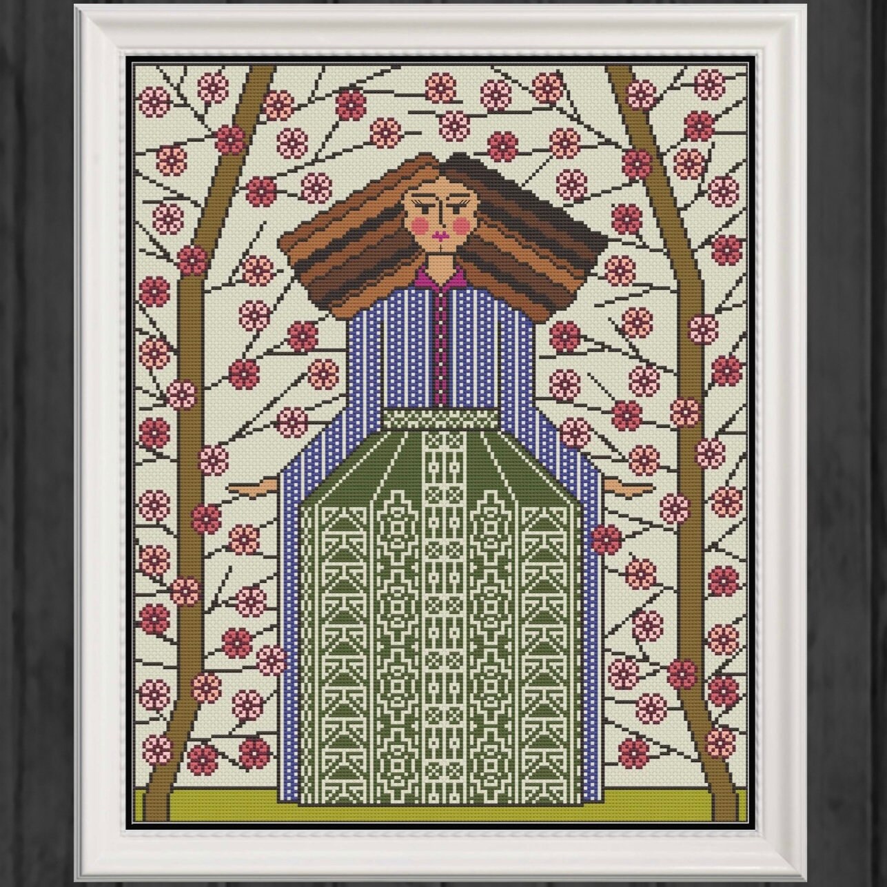 Bahar an Original Cross Stitch Pattern - Etsy