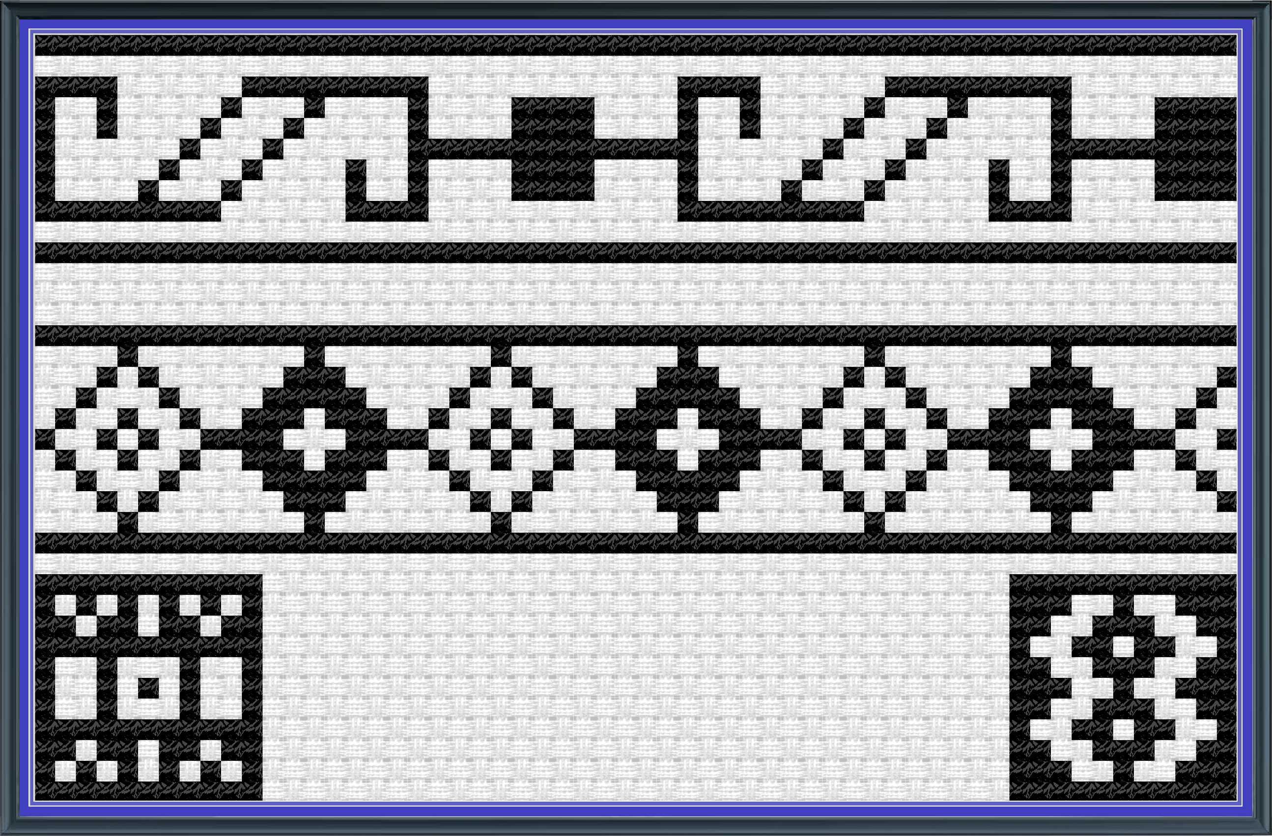The MCM Borders, A Cross Stitch Border Pattern - Etsy