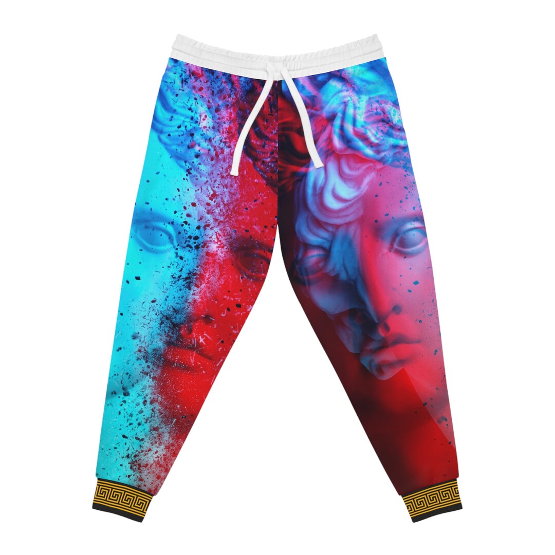 Greek Dual Colored Athletic Joggers - Etsy