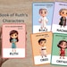 Ruth Bible Character Flashcards for Kids, Christian Education Tool ...
