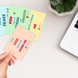 Printable Bible Verse Flashcard Christian Scripture - Etsy