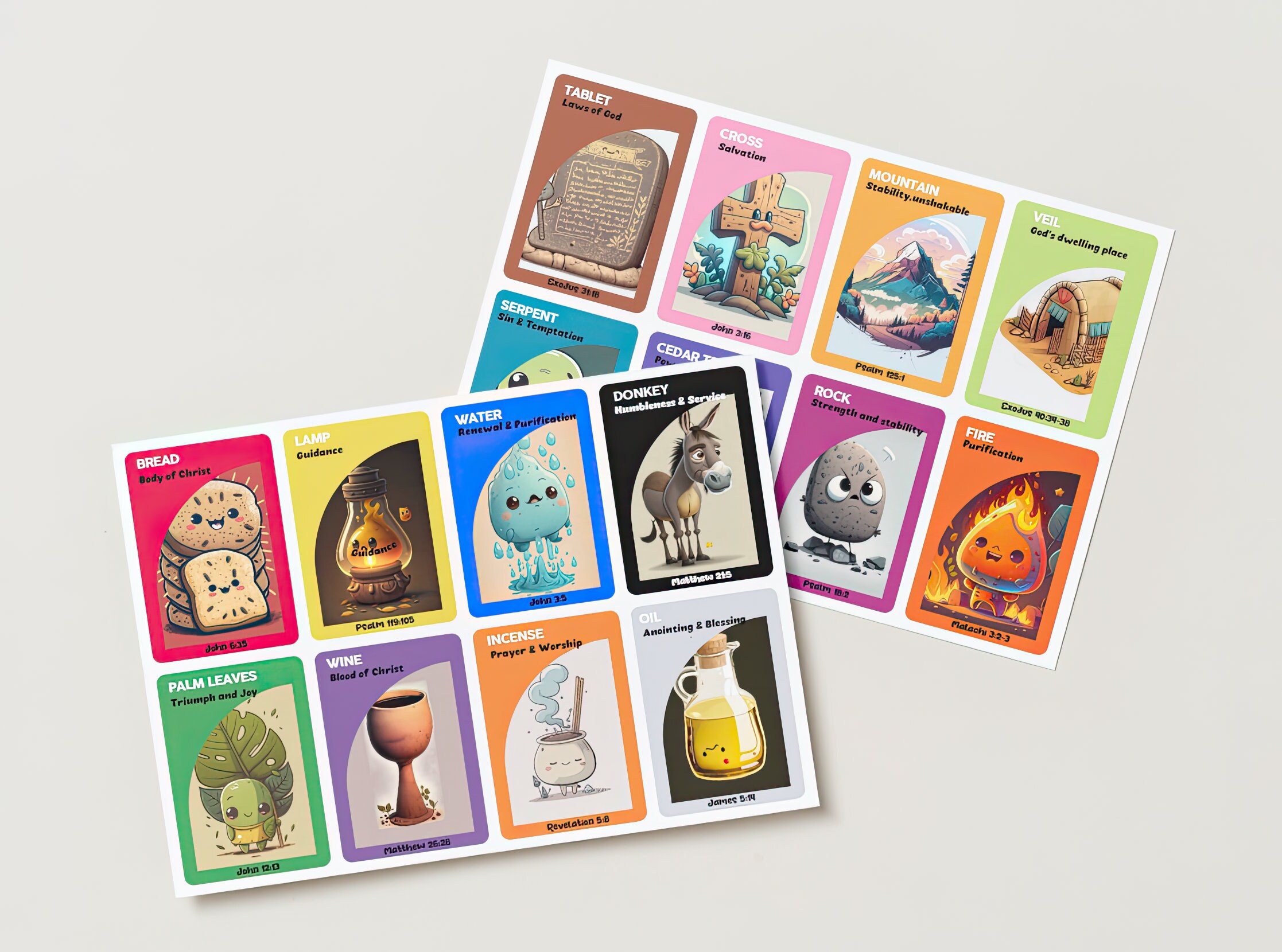Bible Object Cards, Christian Kids Education, Bible Study, Teaching ...