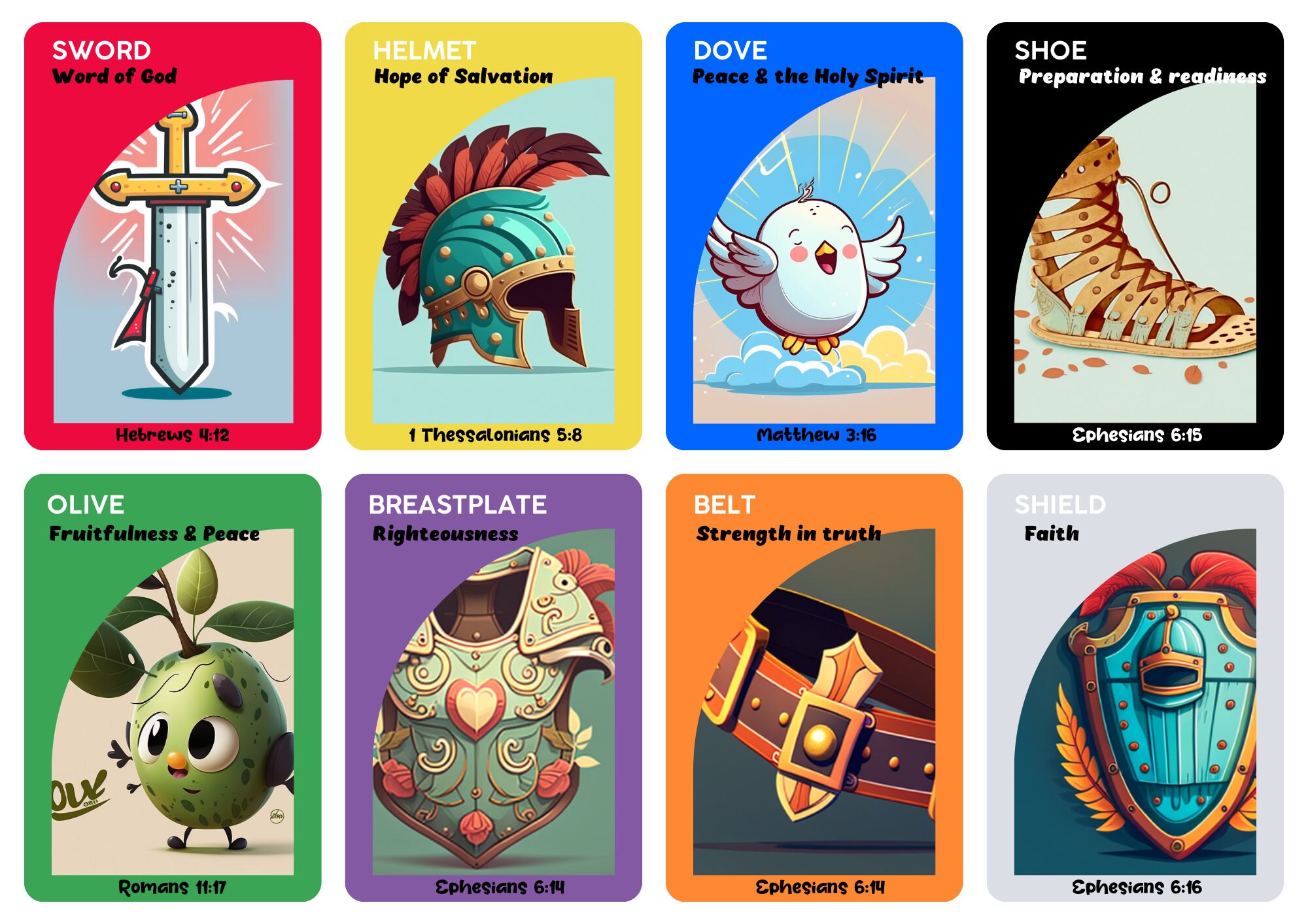 Bible Object Cards, Christian Kids Education, Bible Study, Teaching ...