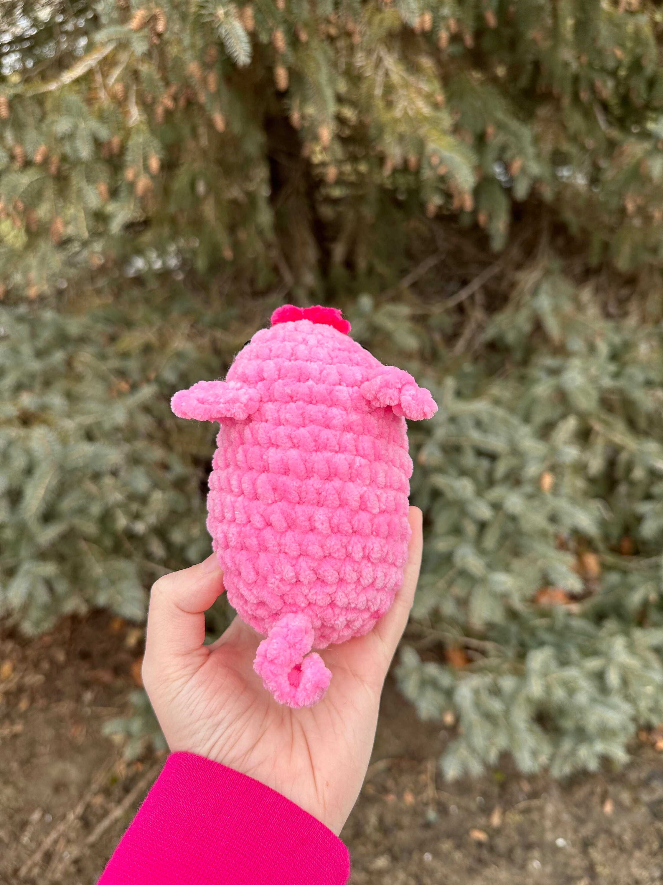 Mini Pig Plushie | Stress Ball | Stuffie | Desk Pet - Etsy