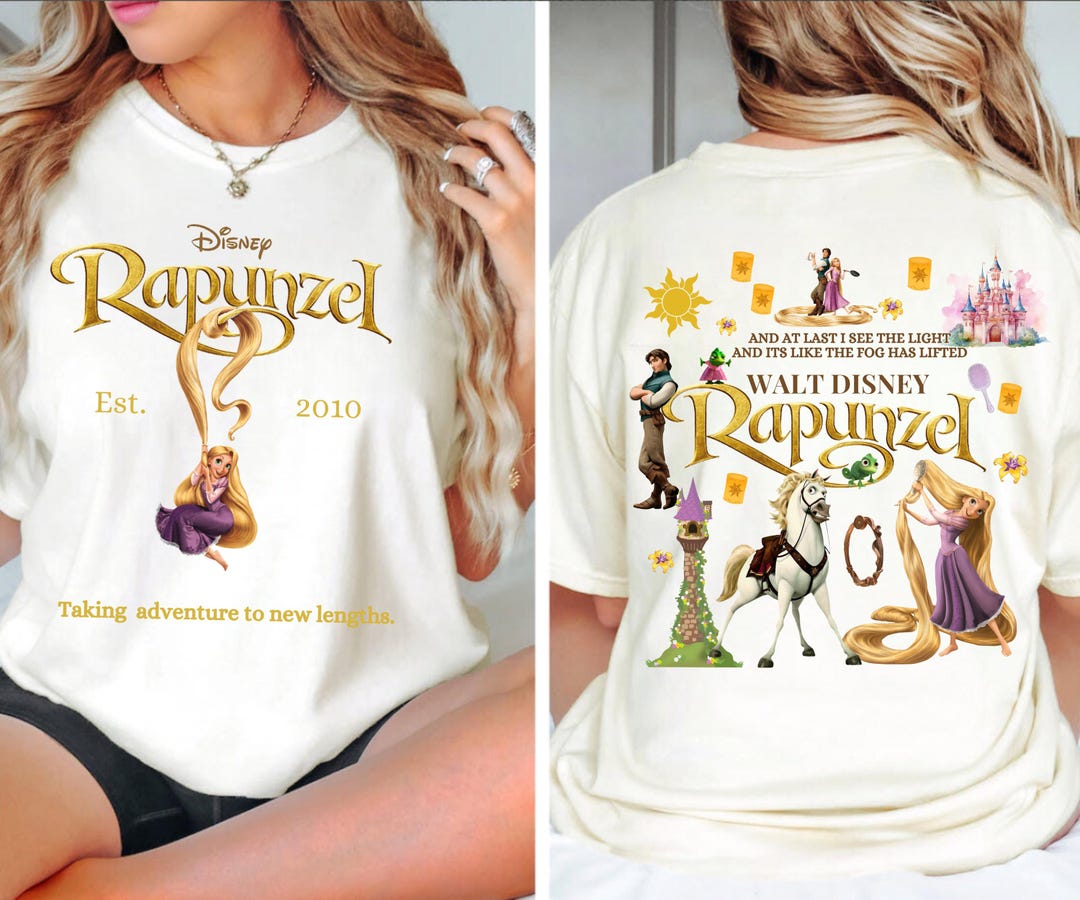Retro Rapunzel Tangled Shirt Floral Rapunzel Shirt WDW Disney Princess ...