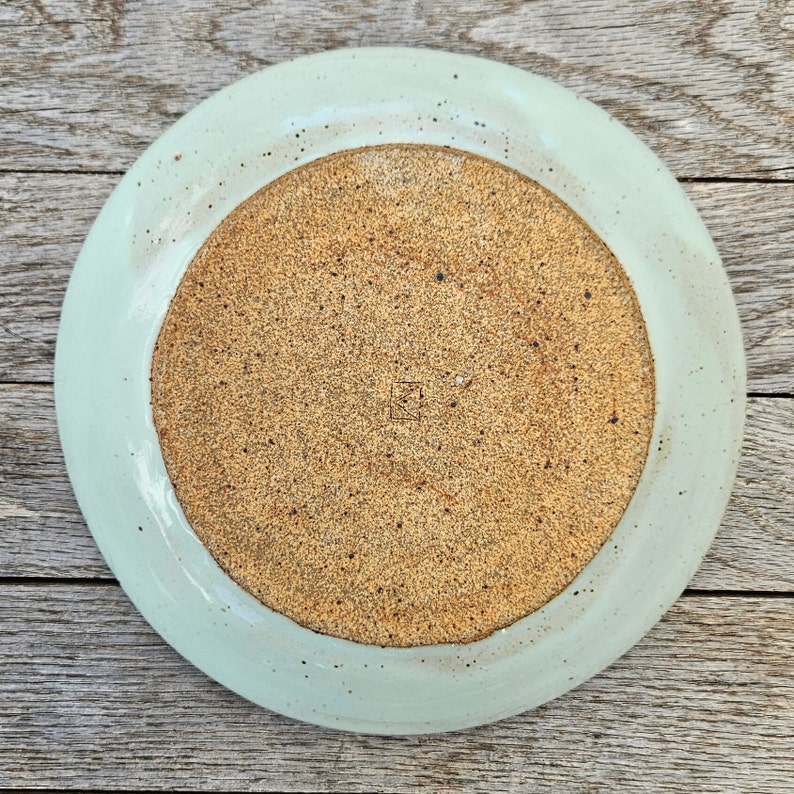 Blue, Purple and Light Green Plate - Etsy