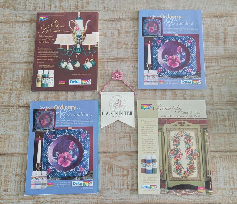 Vintage Paintworks Magazine Lot of 4 | Decorative Painting Patterns ...