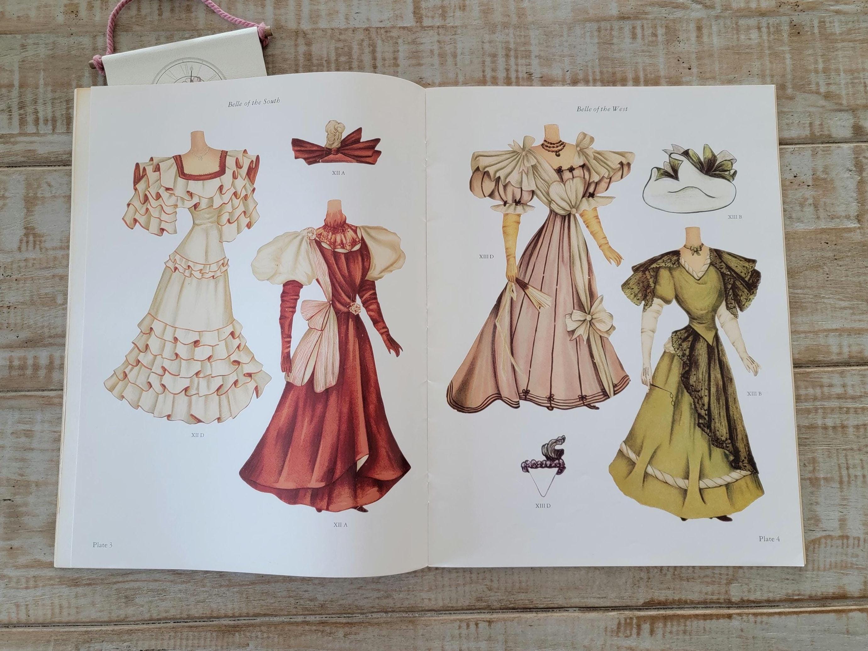 Vintage Raphael Tuck "belles" Paper Dolls – Classic Cutout Doll - Etsy