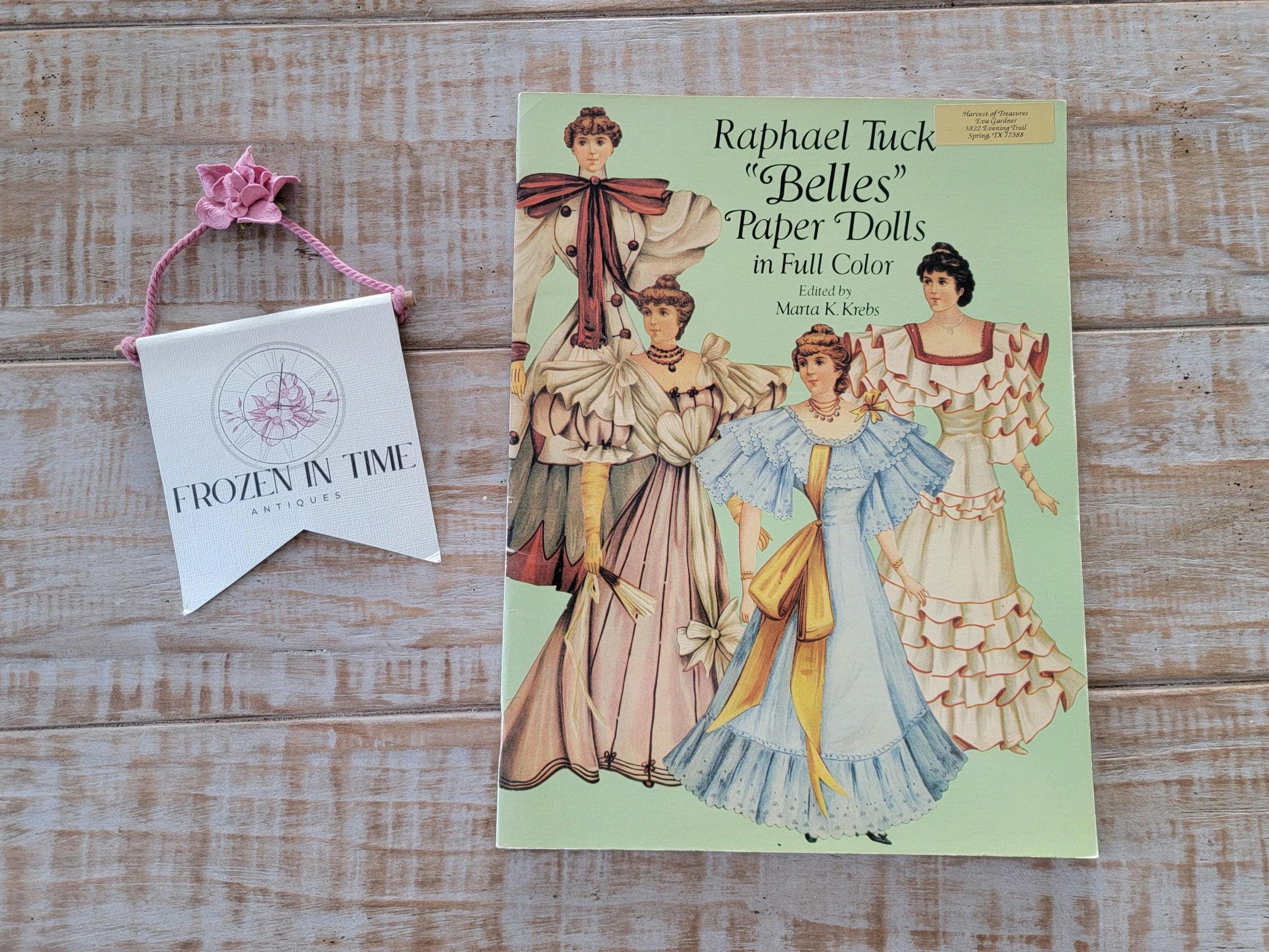 Vintage Raphael Tuck "belles" Paper Dolls – Classic Cutout Doll - Etsy