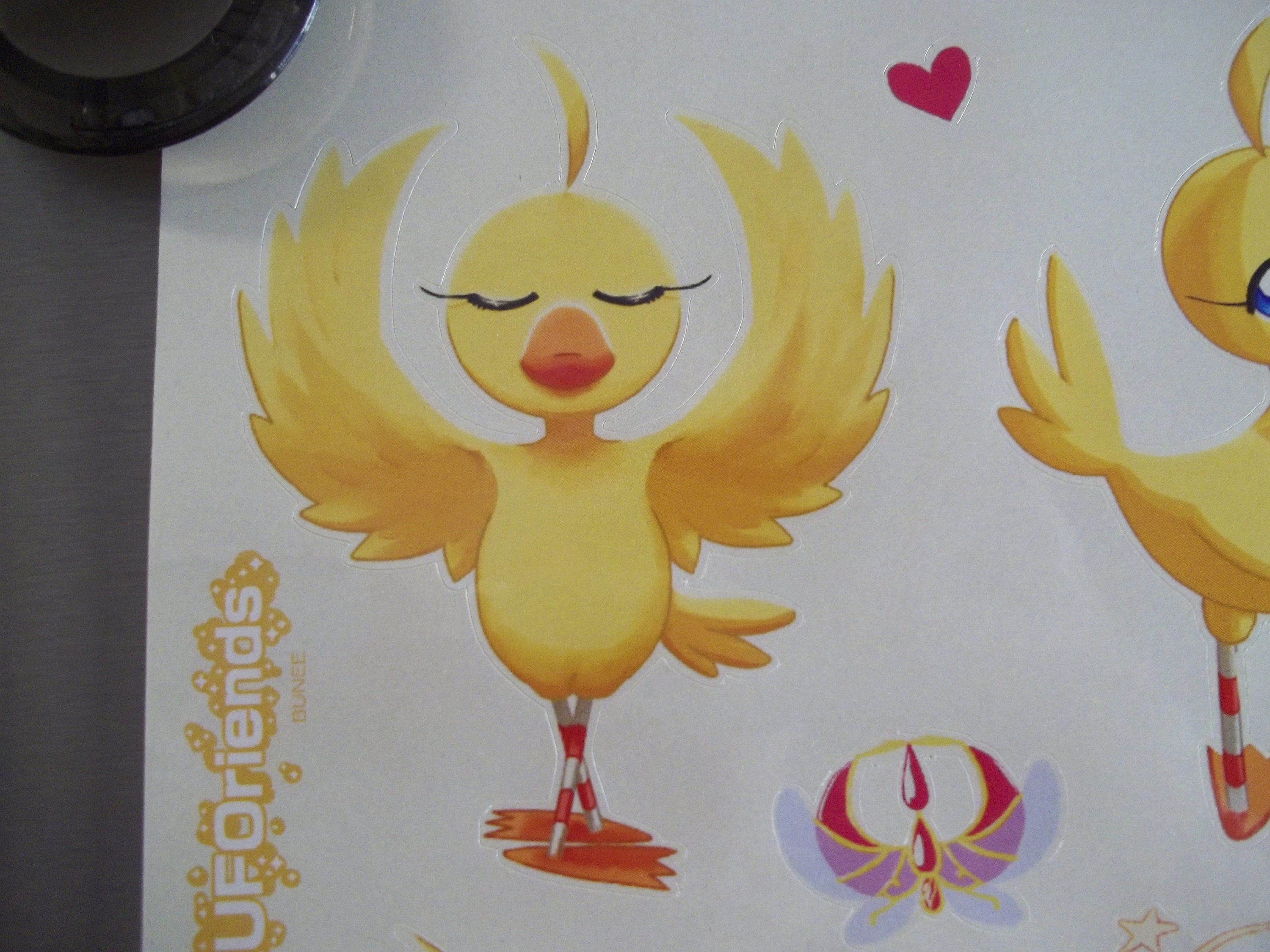 Princess Tutu Ahiru Duck Sticker Sheet - Etsy