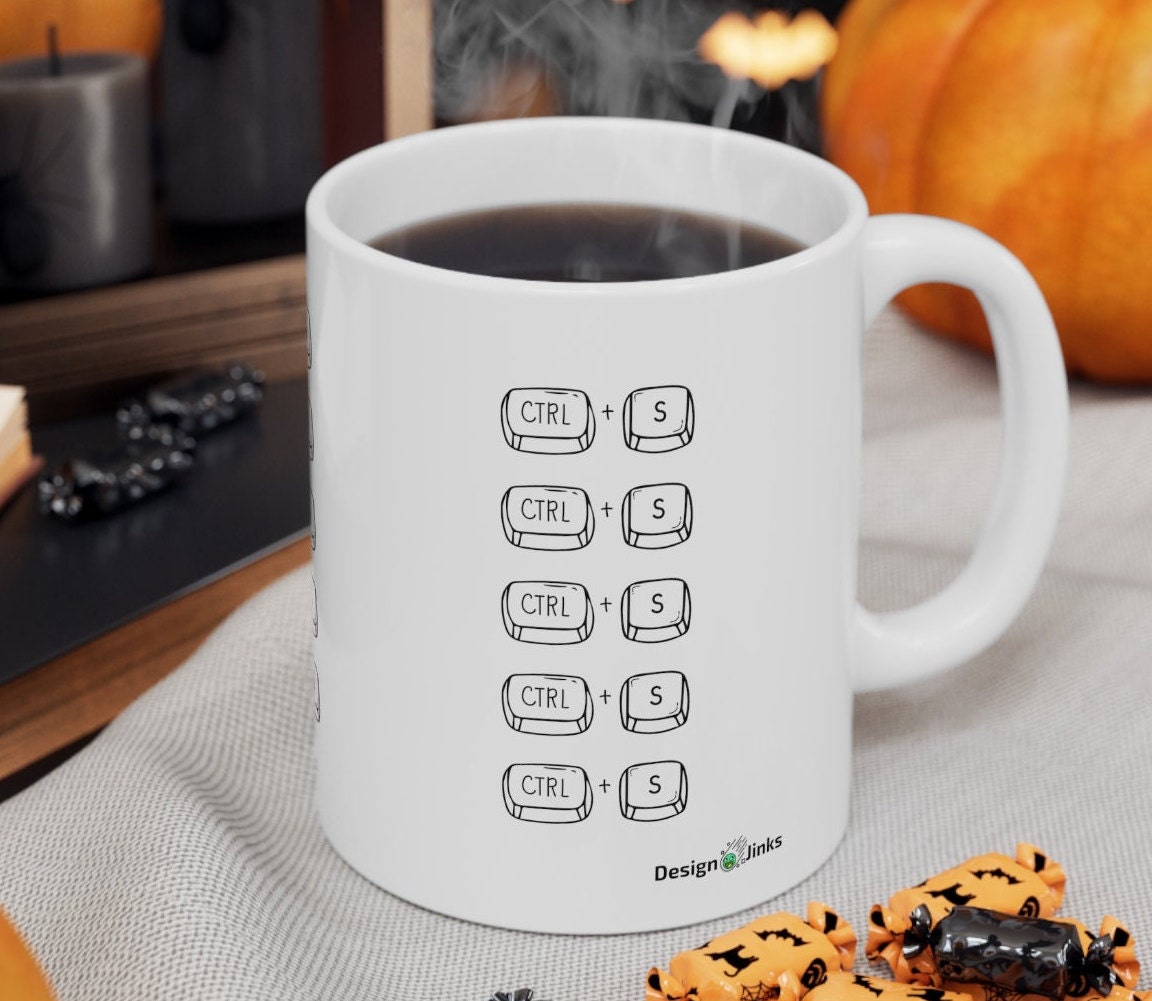 Ctrls Syndrome Mug Happy Coding Coffee Programmer Mug - Etsy