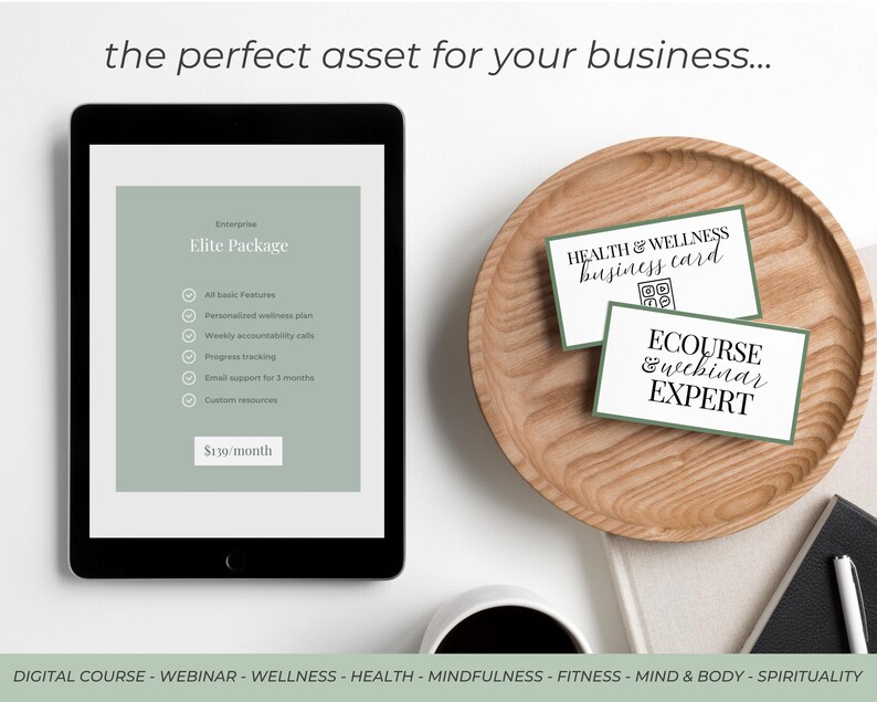Wellness Coach Canva Template – Essential Editable Slides for Wellness ...