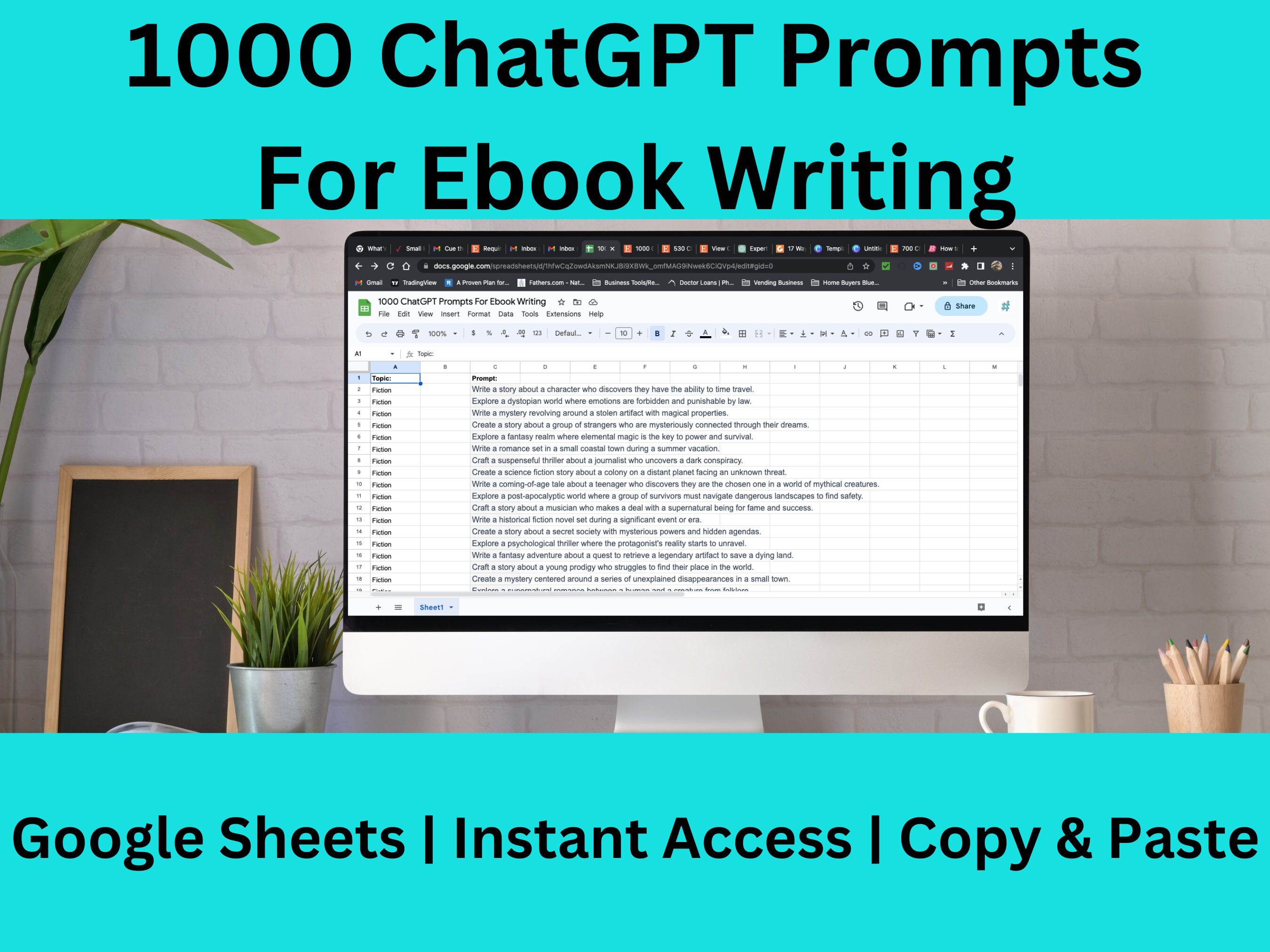 1000 Chatgpt Prompts for Ebook Writing Write a Bestseller With AI ...