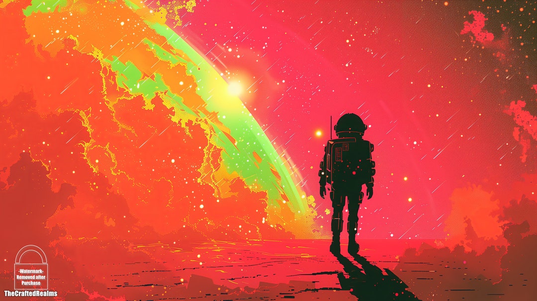 Lo-fi Fantasy Worlds Vol2 - 10 Desktop Wallpapers, Aesthetic, Sci-fi ...