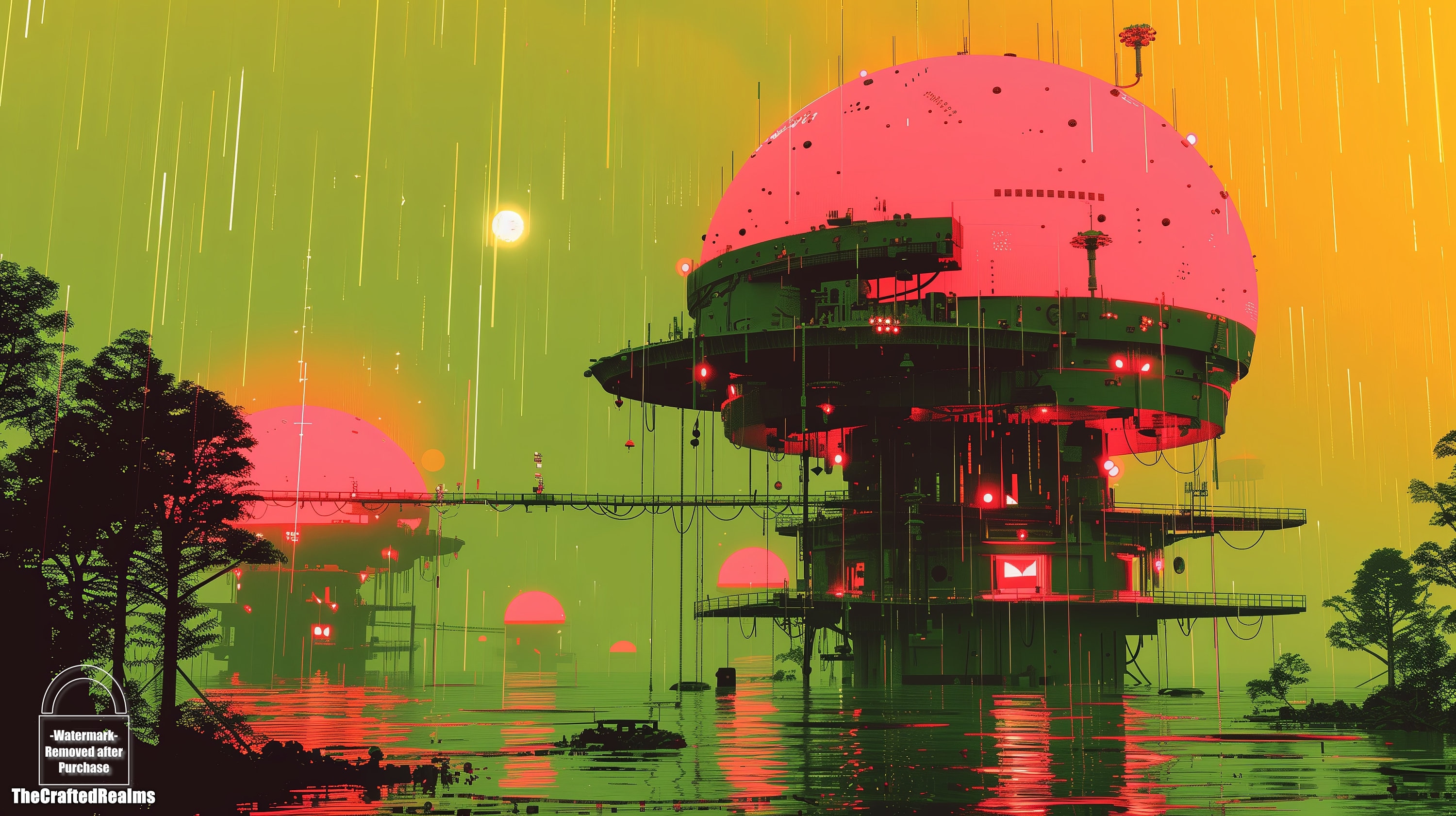 Lo-fi Fantasy Worlds Vol1 - 10 Desktop Wallpapers, Aesthetic, Sci-fi ...