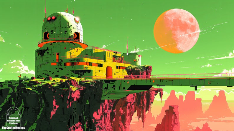 Lo-fi Fantasy Worlds Vol2 10 Desktop Wallpapers, Aesthetic, Sci-fi ...