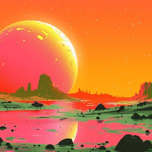 Lo-fi Fantasy Worlds Vol1 - 10 Desktop Wallpapers, Aesthetic, Sci-fi ...