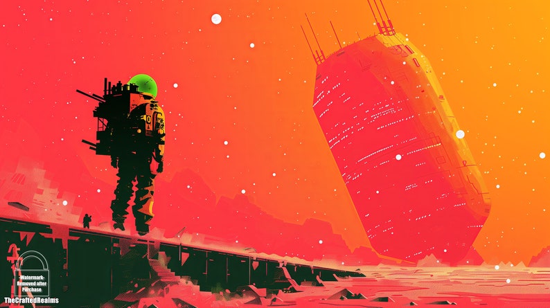 Lo-fi Fantasy Worlds Vol1 - 10 Desktop Wallpapers, Aesthetic, Sci-fi ...