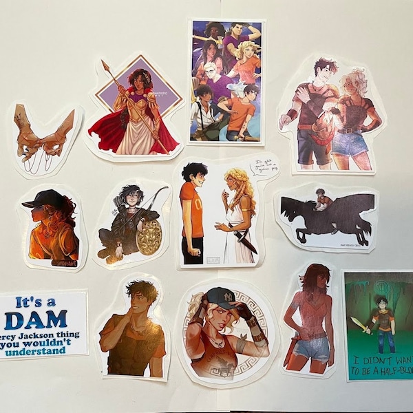 Percy Jackson Stickers - Etsy