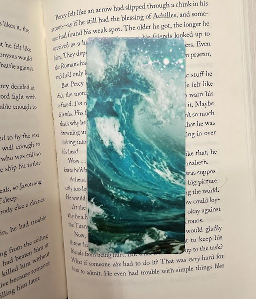 Percy Jackson Ocean Wave Bookmark - Etsy