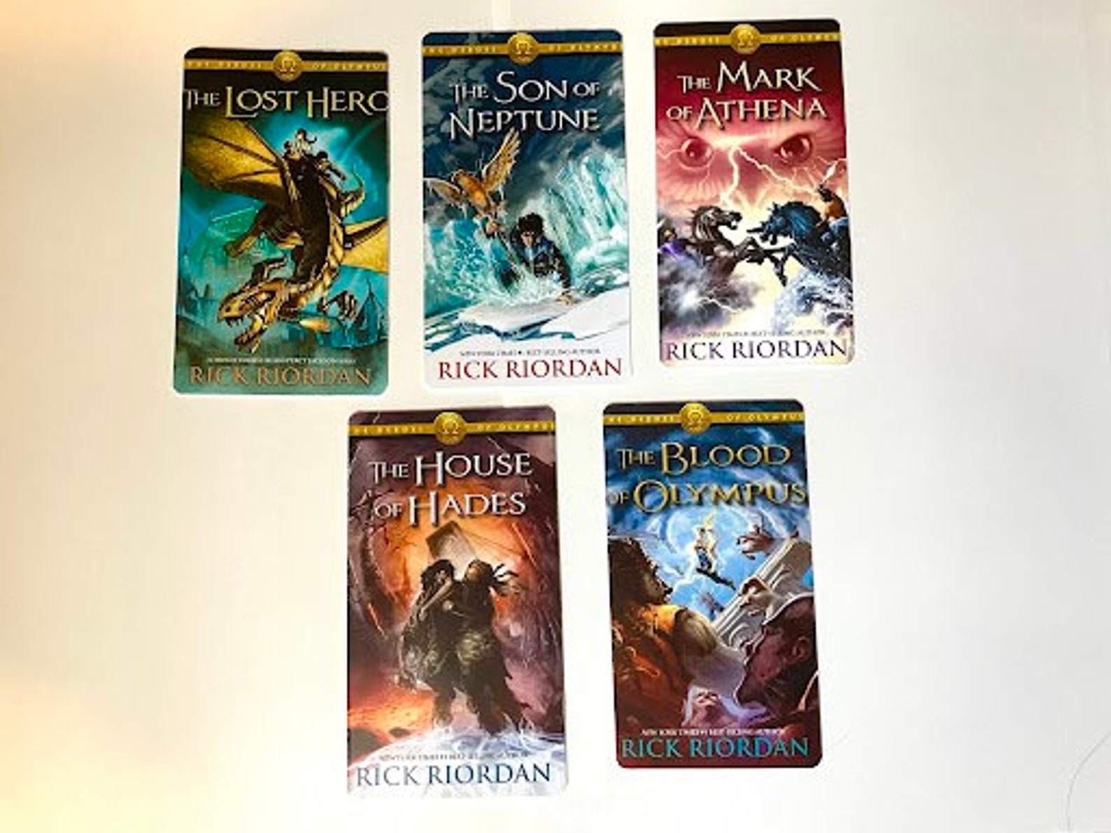 The Heroes of Olympus Book Covers Bookmarks - Etsy