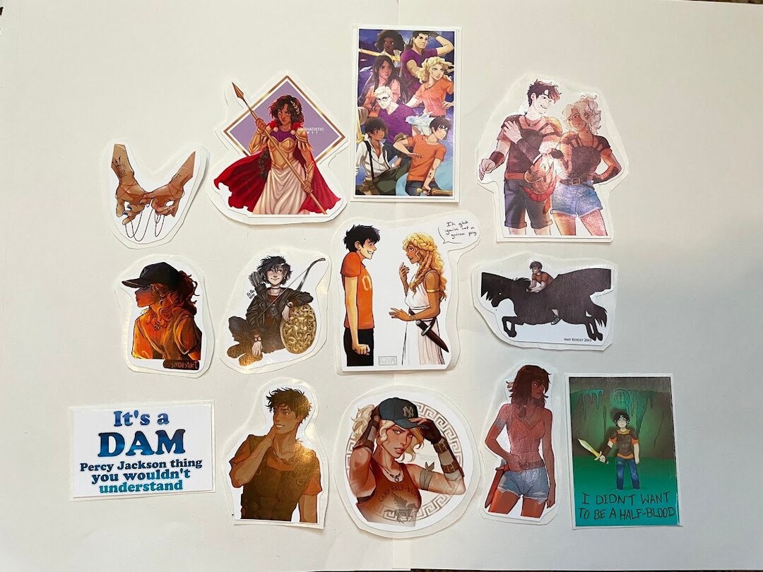 Percy Jackson Sticker Pack #1 - Etsy