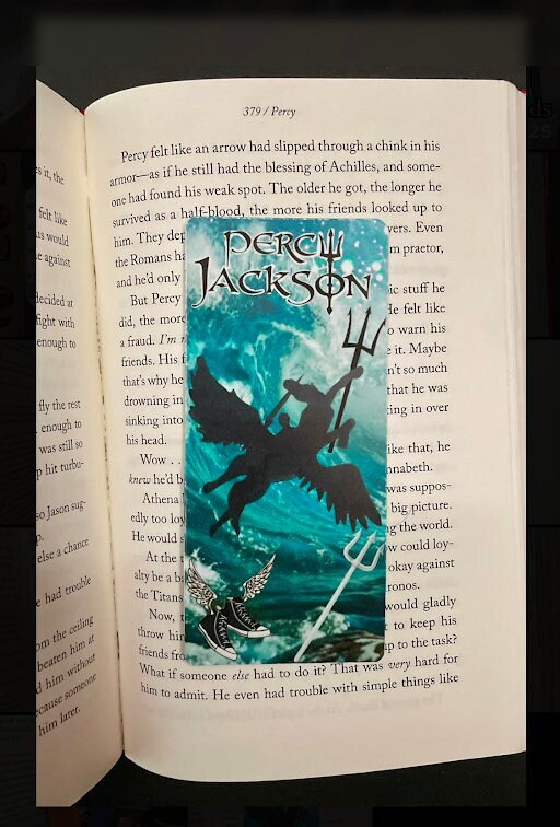 Percy Jackson Ocean Wave Bookmark - Etsy