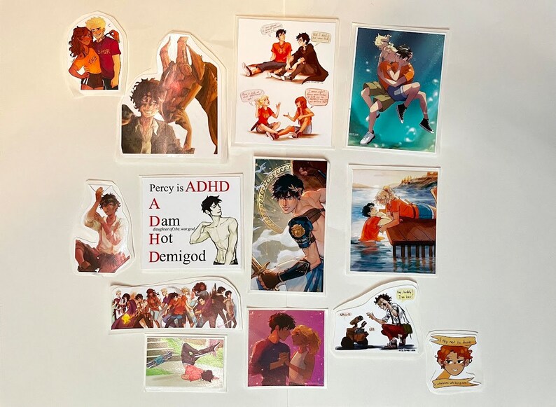 Percy Jackson Sticker Pack #3 - Etsy